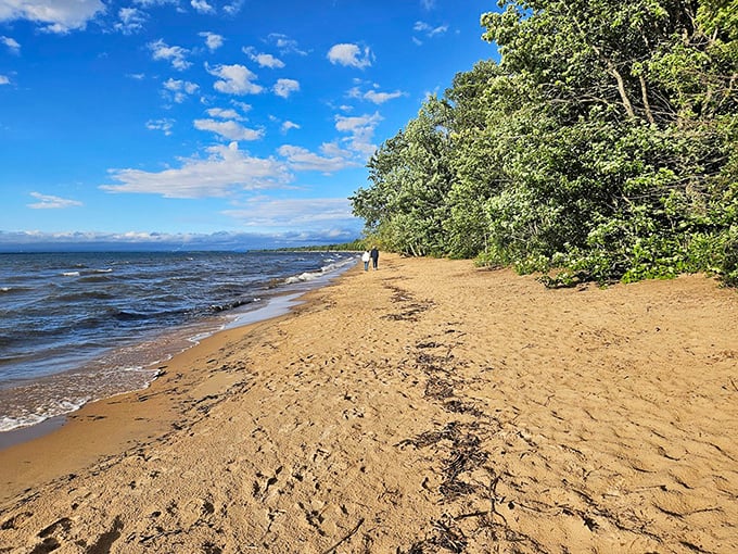 Brimley's sandy stretches seem to extend forever, making "long walks on the beach" more than just a dating profile cliché.