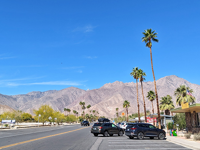 Borrego Springs' desert palette makes you rethink beige - suddenly earth tones seem downright exotic!