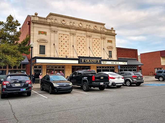 The historic Grand Theatre in Cartersville provides affordable entertainment options for retirees living on a modest budget.