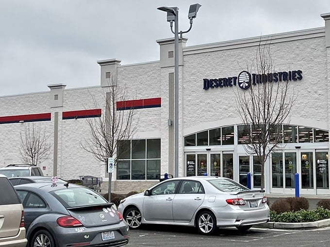 Clean lines and ample parking—Deseret Industries knows how to make thrifting feel like a department store experience without department store prices.