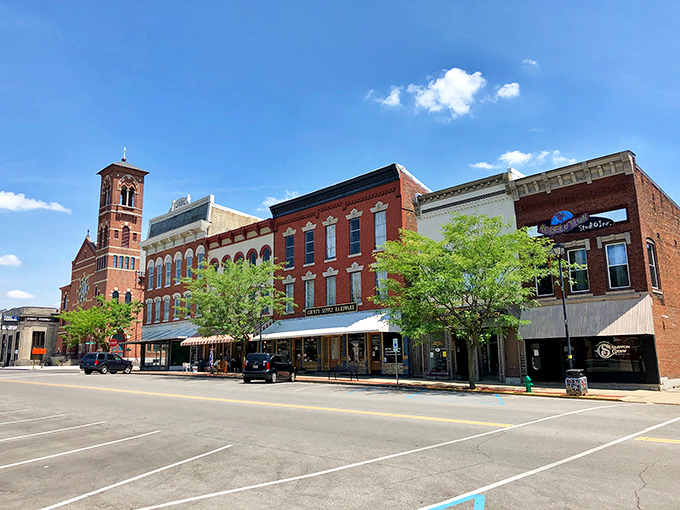 A view of Greensburg reveals a town where affordability and charm flow together like the rivers that meet here.
