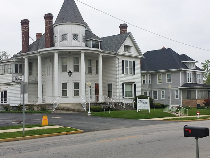 This German-American building in Hartford City has more stories than your chatty hairdresser - all of them good.