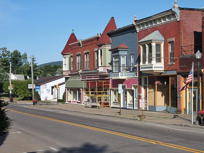 Smethport's colorful Victorian houses paint the town in hues that brighten even the cloudiest days.
