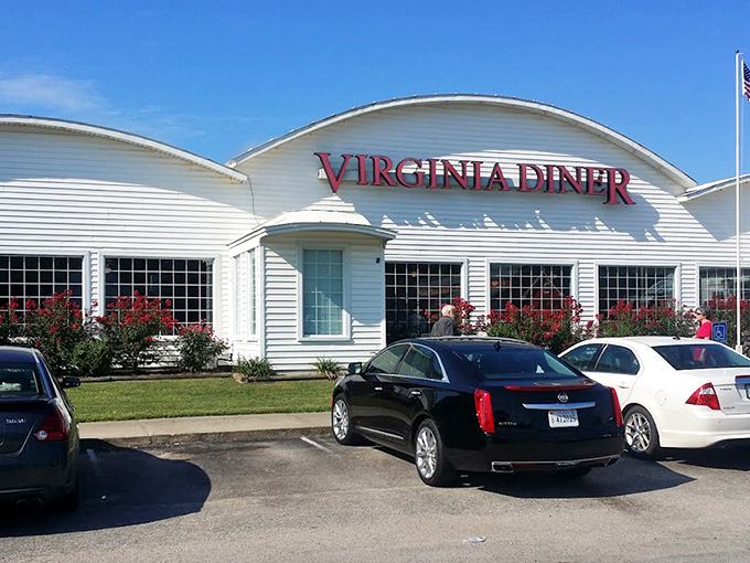Elegant white arches and spacious design hint at Southern hospitality served with a side of famous peanuts.