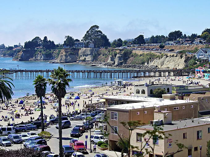 Venetian Court's colorful cottages create California's happiest beach scene, where every day feels like vacation.