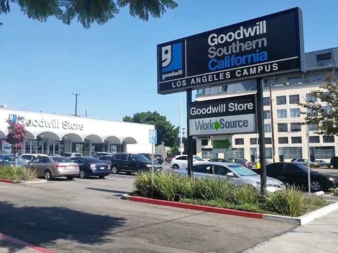 This flagship location means business—serious bargain-hunting business with a side of community service.