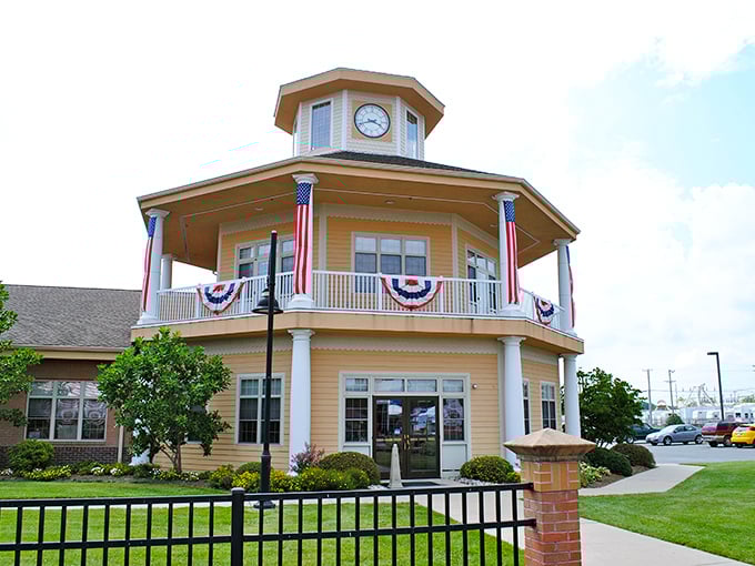 Downtown Harrington maintains that classic American charm, where neighbors still know each other's names.