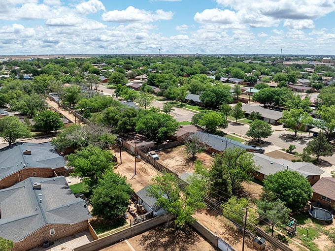 The wide-open layout reflects a community where there's always room for new neighbors and fresh starts.
