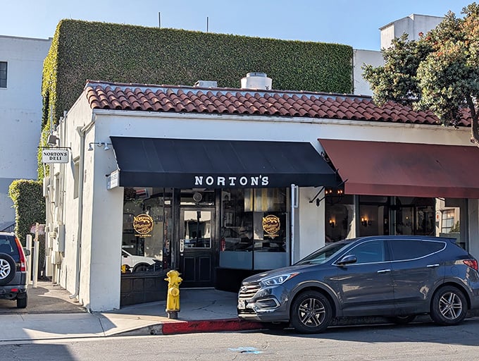 That classic Spanish-style roof and simple awning hide sandwich magic that would make any food lover weak at the knees.