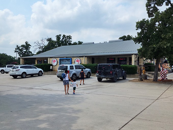 Yesterday's 50s Diner exterior is a rockabilly dream – complete with classic cars, jukeboxes, and the promise of timeless flavors.