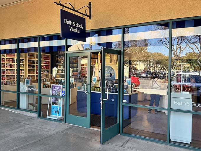 Bath & Body Works: where "just popping in for one thing" becomes an aromatic adventure ending with bags of seasonal scents you didn't know you needed.