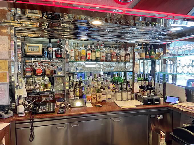 A fully-stocked bar that says, "Yes, you can have a Bloody Mary with your pancakes," because sometimes breakfast needs a little extra help.