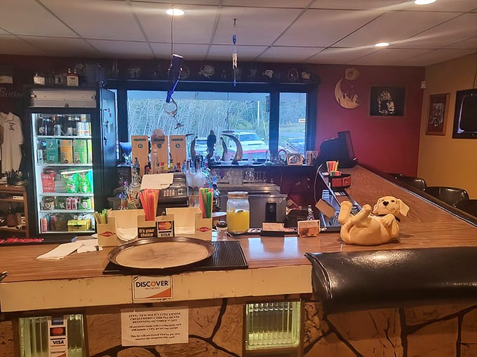 The bar area—where brandy old-fashioneds are crafted with the precision of a Swiss watchmaker and the warmth of a favorite uncle. Wisconsin's liquid handshake.