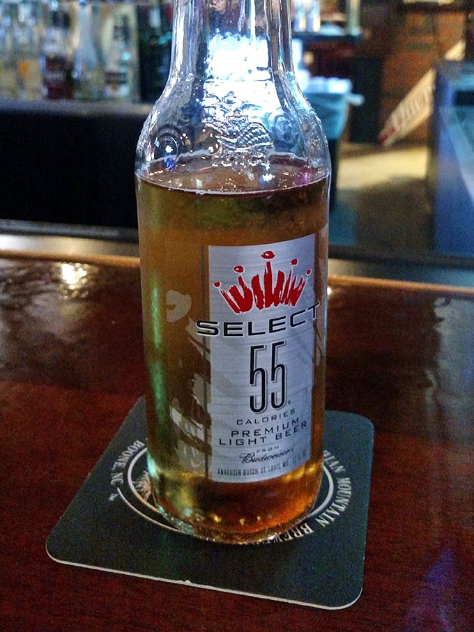 Sometimes the simplest pleasures are best – a cold beer waiting patiently on a coaster, promising refreshment without pretension.