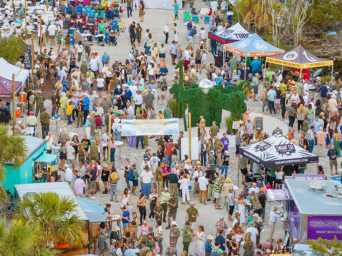 "Beer in the Bushes" proves Floridians know how to throw a party—outdoors, with live music, and enough people to make you feel like you've discovered the best secret in town.
