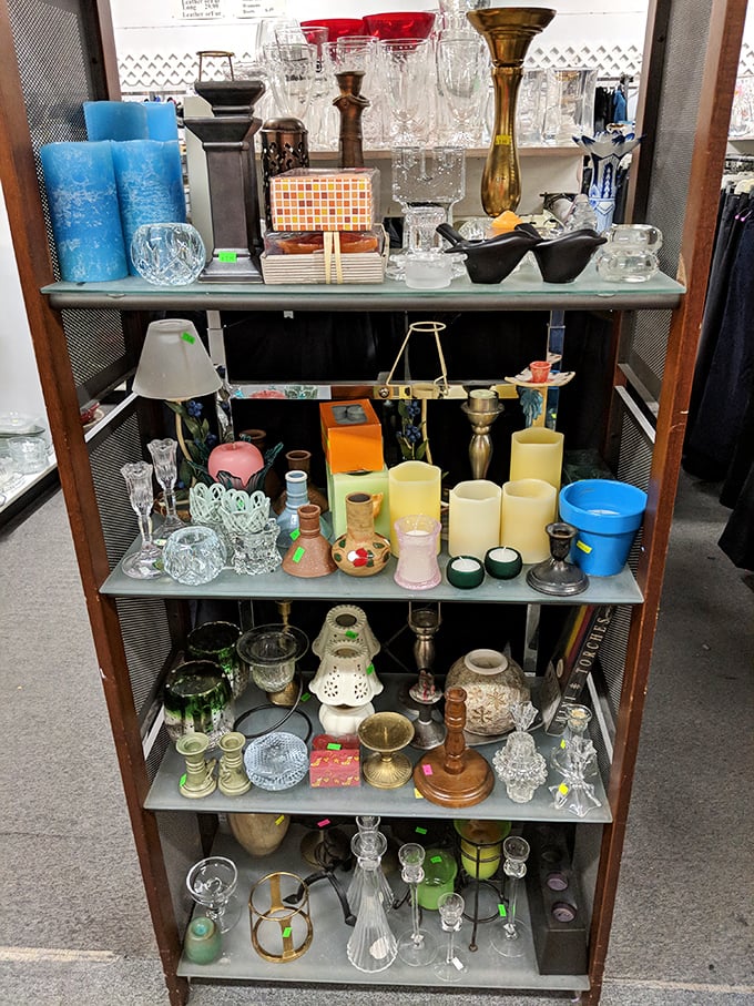 From candlesticks to vases, these shelves hold the finishing touches that turn a house into a home – at prices that won't break the bank.
