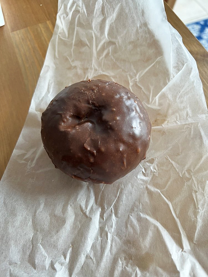 The chocolate-glazed donut—so perfectly executed it makes you wonder if chocolate and fried dough were always destined to be together.