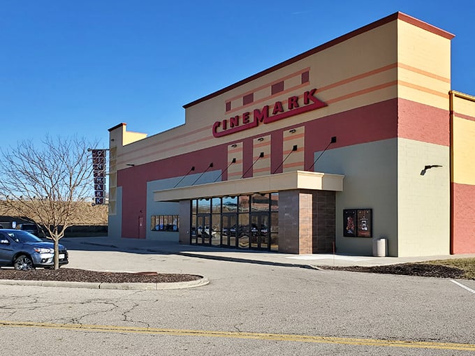 Modern conveniences haven't bypassed Piqua—the Cinemark offers first-run movies without first-degree robbery at the concession stand.