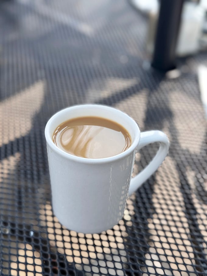 Sometimes the simplest pleasures are best—a sturdy mug of coffee promising to transform your morning from sleepy to spectacular.