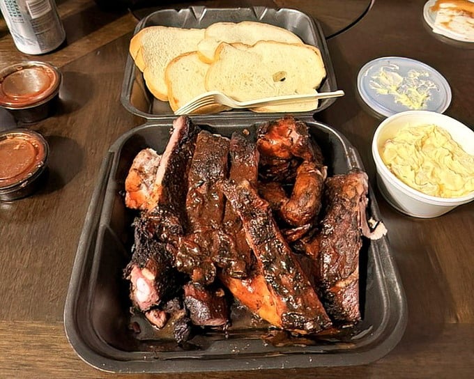 A barbecue platter that doesn't need Instagram filters—just extra napkins and the willingness to cancel your next appointment.