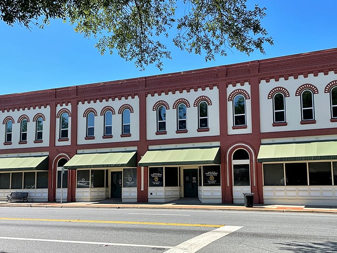 This stately commercial building with its rhythmic arched windows has witnessed generations of Quincy residents going about their daily business.
