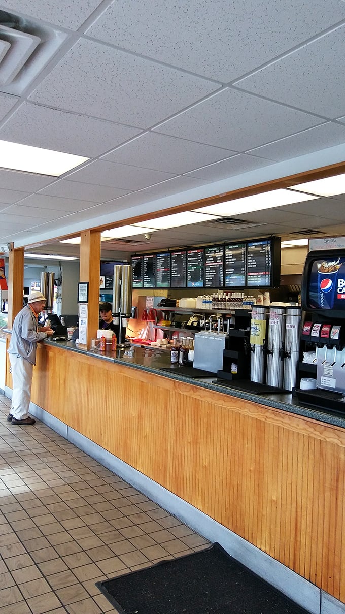 Where the magic happens – this counter has witnessed more food joy than most five-star restaurants could dream of delivering.