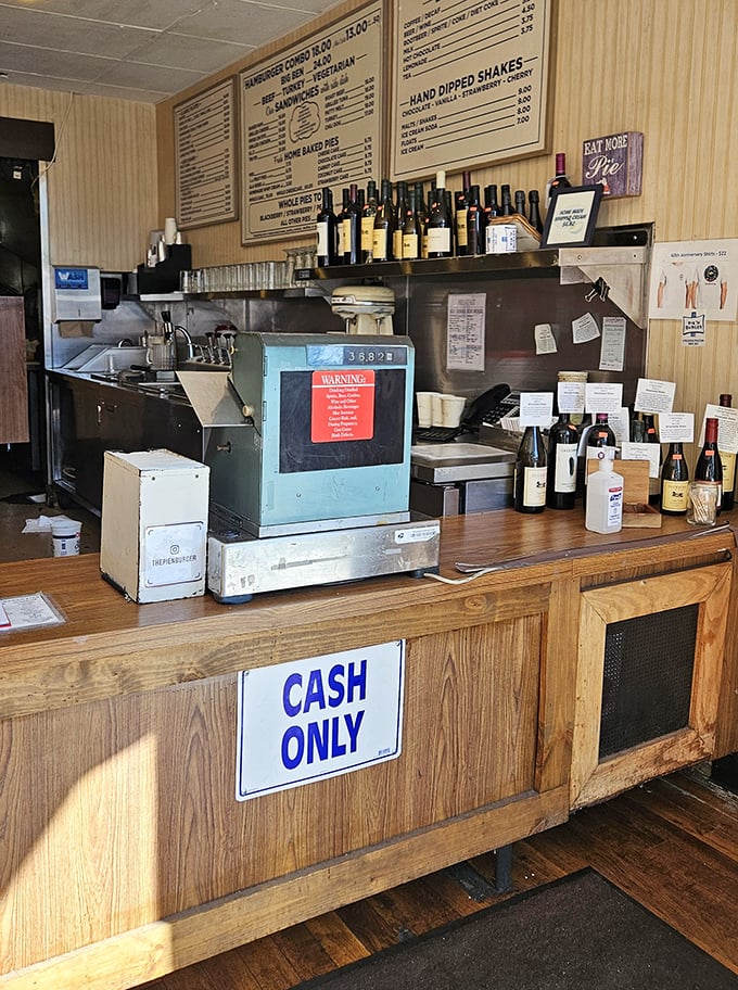 The "Cash Only" sign isn't stubbornness—it's a commitment to doing things the way that's worked perfectly for decades.