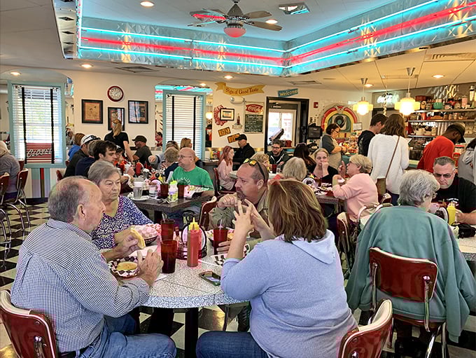 When a place is this popular, you know they're doing something right—a full house of happy diners is the most honest review you'll ever find.