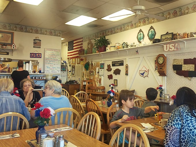 Families, seniors, and kids all gather here, proving that good food transcends generations. Those smiles aren't from the decor – they're from the plates.