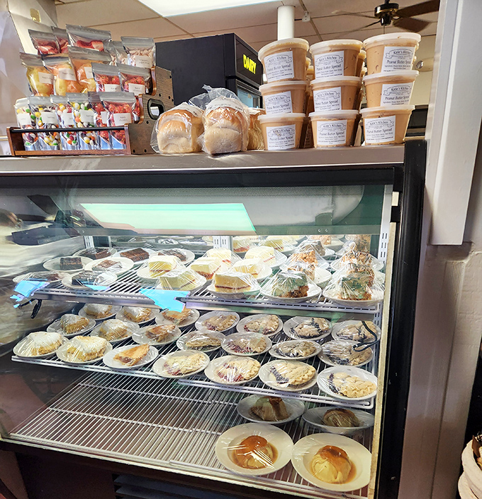 The display case – where dreams are stored at proper temperature until they can be transferred directly to your plate and subsequently your heart.