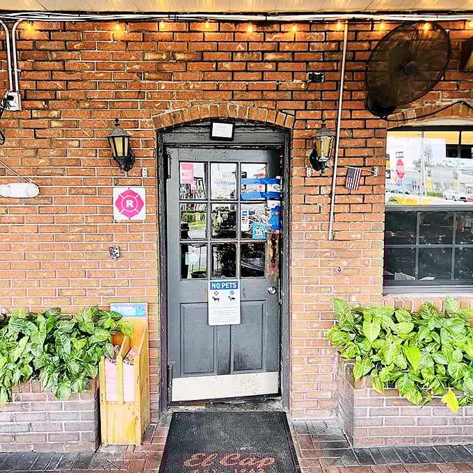 The unassuming entrance hides culinary greatness within. Like any true Florida gem, El Cap doesn't need flash—its reputation speaks volumes. 