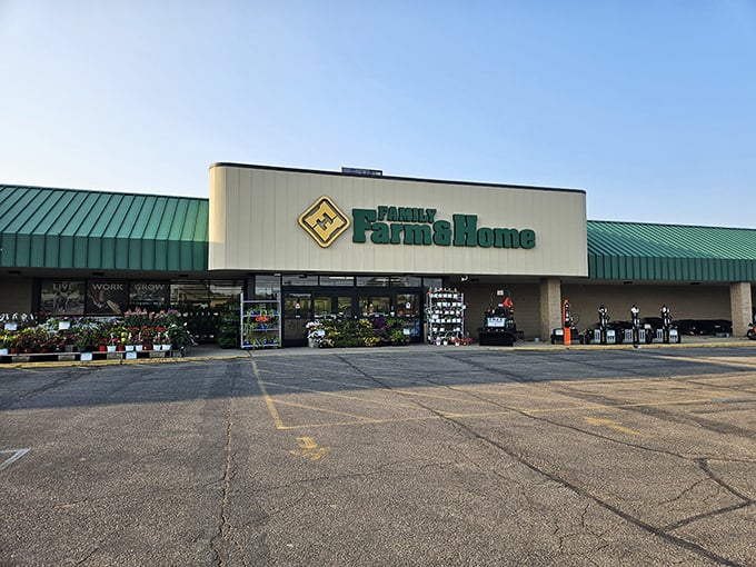 Every small town needs its practical side—Farm & Home supplies the tools for both weekend warriors and serious agricultural endeavors.
