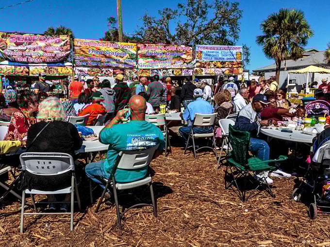 Festival time transforms the town into a community potluck where the food is plentiful and the conversations even richer.