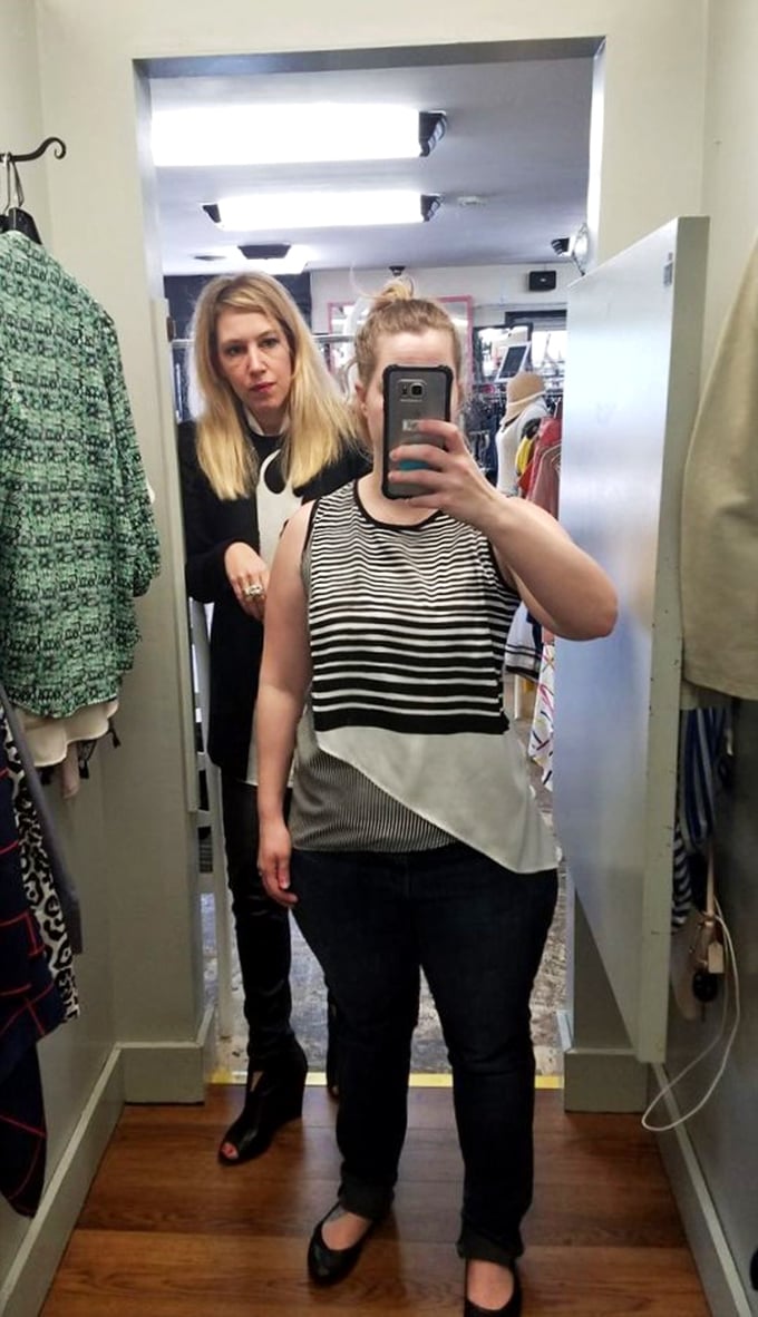 The fitting room: where fashion dreams meet reality. That magical moment when secondhand becomes first-rate style.