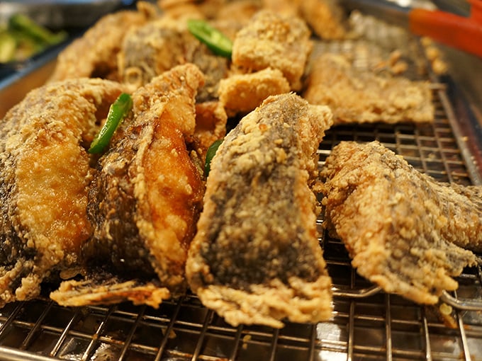 Cornmeal-crusted fish fillets fresh from the fryer—crispy on the outside, flaky on the inside, and completely irresistible from every angle.