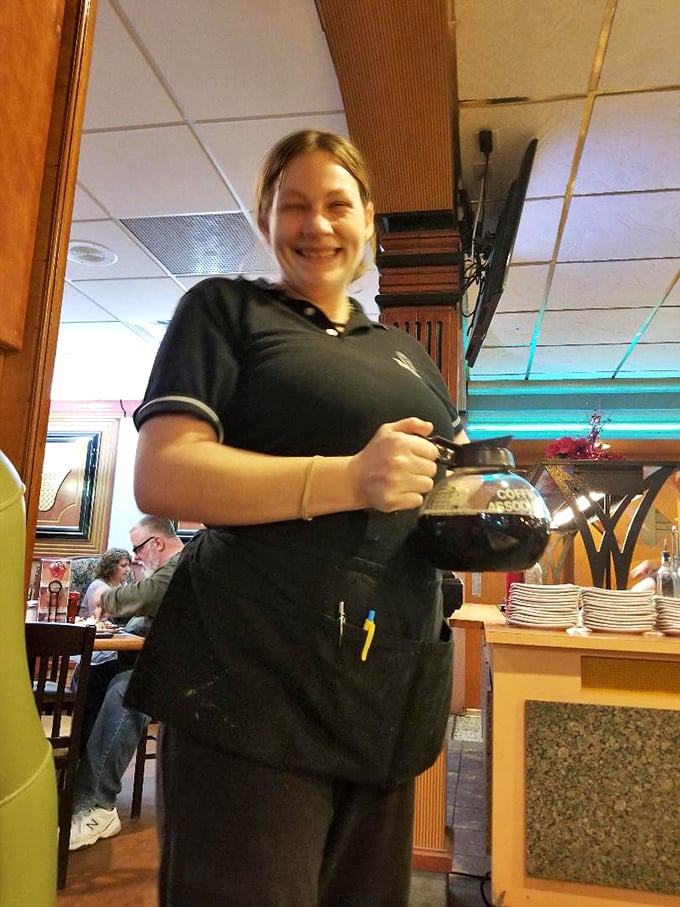 The coffee's always fresh because the staff is always moving—with a smile that says you're not just another customer, you're part of the Tic-Toc tradition.