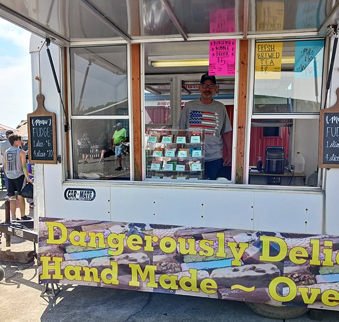 "Dangerously Delicious" isn't just clever marketing—it's a warning about how these handmade treats might ruin store-bought fudge for you forever. 
