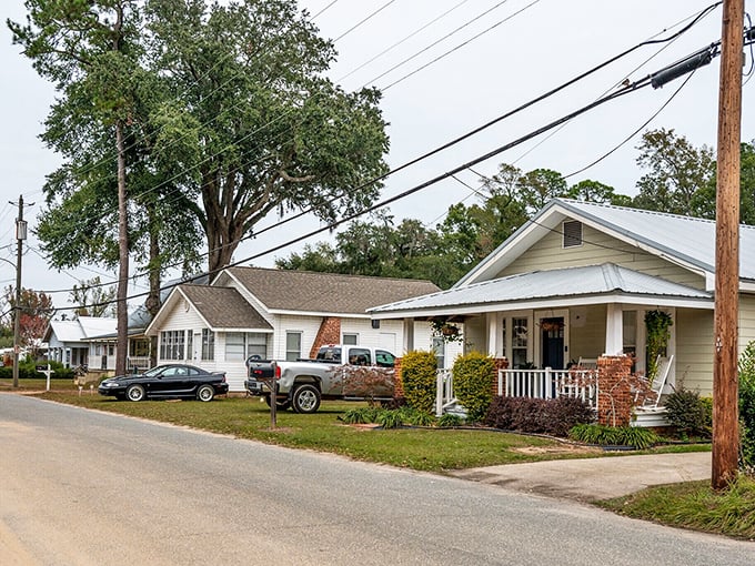 Modest homes with welcoming porches line quiet streets where neighbors still wave and property taxes won't force you to take a second job.