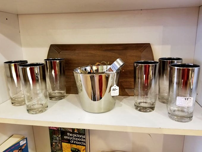 The makings of a sophisticated cocktail hour from another era. Just add gin, vermouth, and friends who appreciate the finer things.