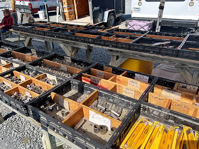 Hardware poetry – where mechanical parts become industrial art and someone's "junk" is another's treasure trove of possibilities.
