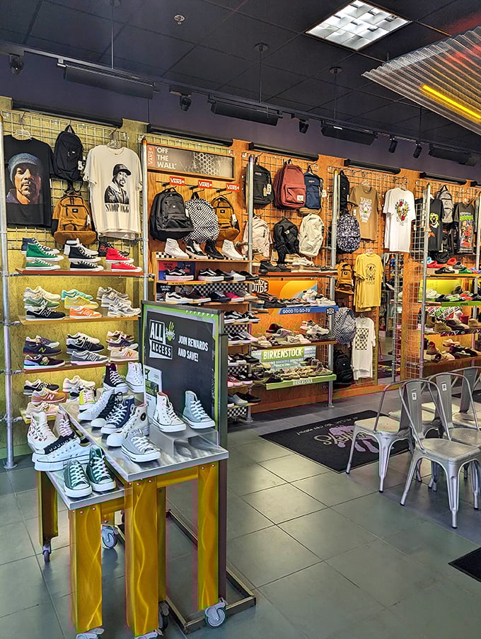 Vans, Converse, and graphic tees galore – this store is where the cool kids shop and where parents' wallets go to diet.