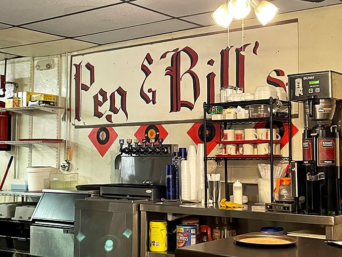 Behind the scenes where breakfast alchemy happens—no molecular gastronomy, just solid cooking skills and muscle memory.