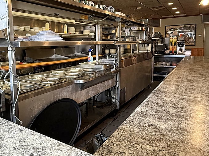 The kitchen – where Cincinnati-style chili has been perfected over decades without unnecessary modernization or pretension.