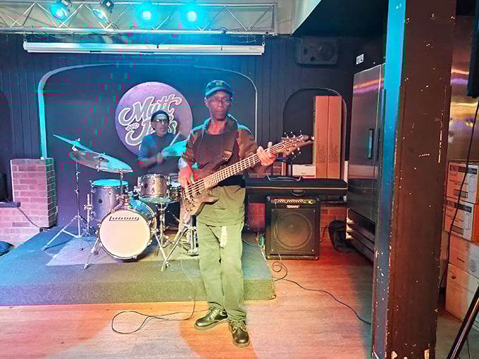Thursday Jam Night at Mutt & Jeff's—where local musicians turn a restaurant into a community gathering spot that feeds both stomach and soul.