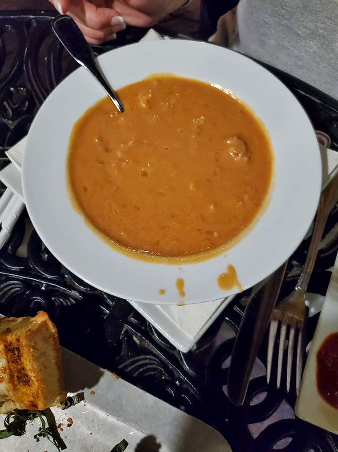 A bowl of Lobster Bisque that whispers, "Cancel your plans—it's just you and me tonight." Creamy commitment in every spoonful.