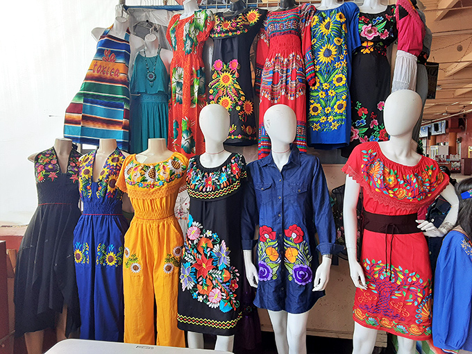 Embroidered dresses that put fast fashion to shame. Each stitch tells a story of skilled hands and traditions that refuse to fade away.