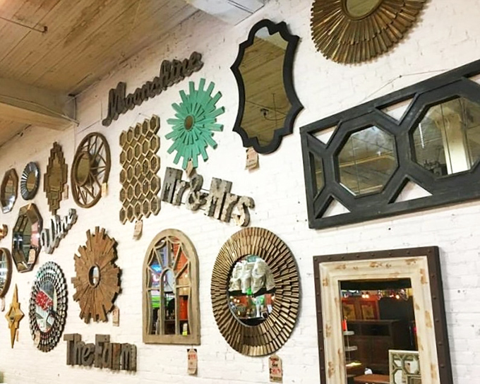 Mirrors reflecting endless possibilities – and proving you look great surrounded by incredible bargains here.
