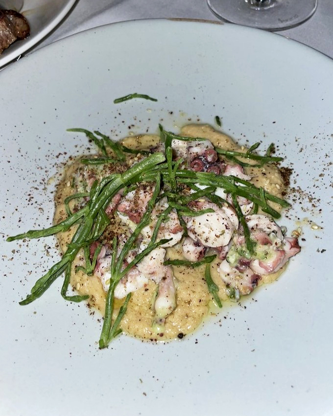 Octopus so perfectly prepared it makes you wonder if the chef has some kind of special relationship with the sea.