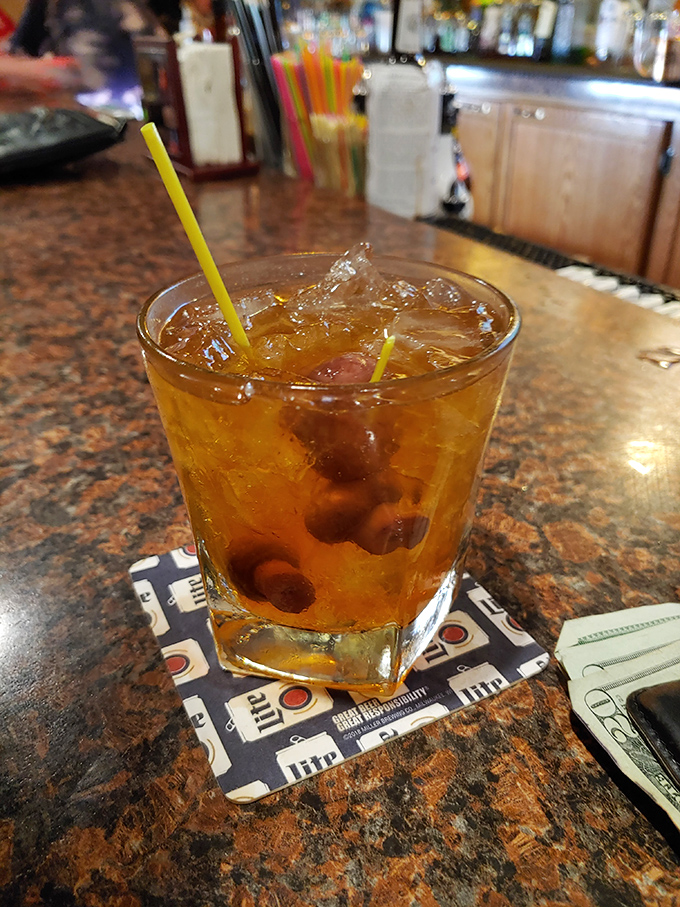 The Wisconsin old fashioned—where brandy, fruit, and tradition mingle in a glass that's witnessed countless toasts, celebrations, and "just one more" promises.
