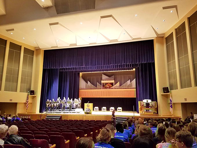 Westminster College's Orr Auditorium – where small-town Pennsylvania meets world-class performances without the big-city parking hassles.